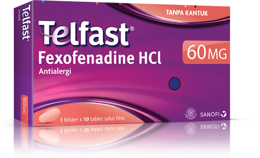 Telfast® 60 mg | Tablet Anti Alergi Tanpa Kantuk
